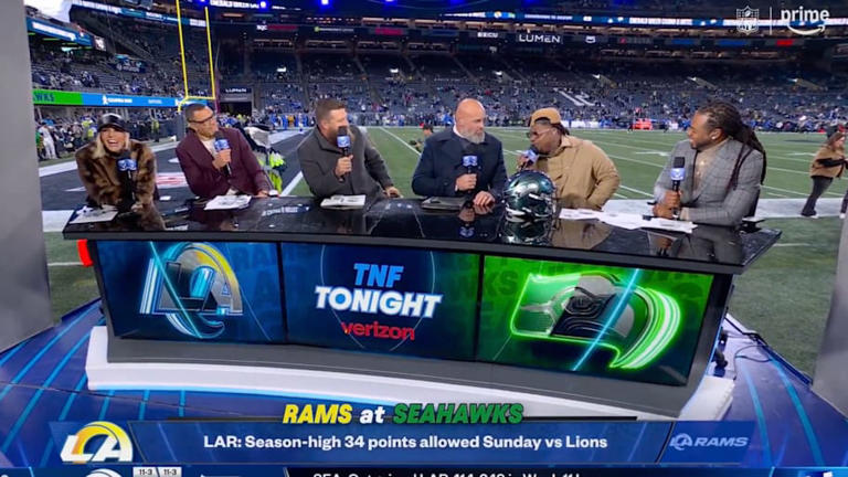 Amazon Prime 'TNF' pregame show had to censor Marshawn Lynch so much