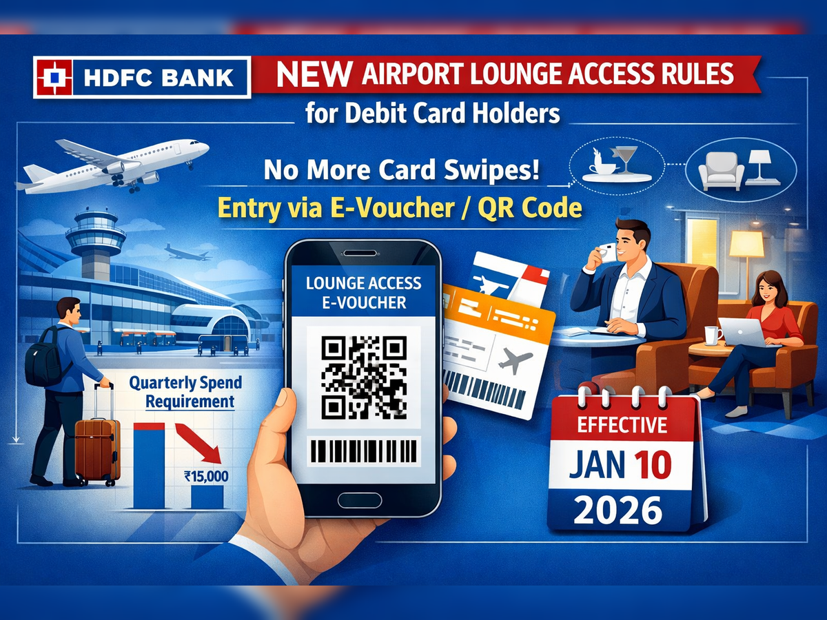 HDFC Bank doubles debit card spend limit for airport lounge access ...