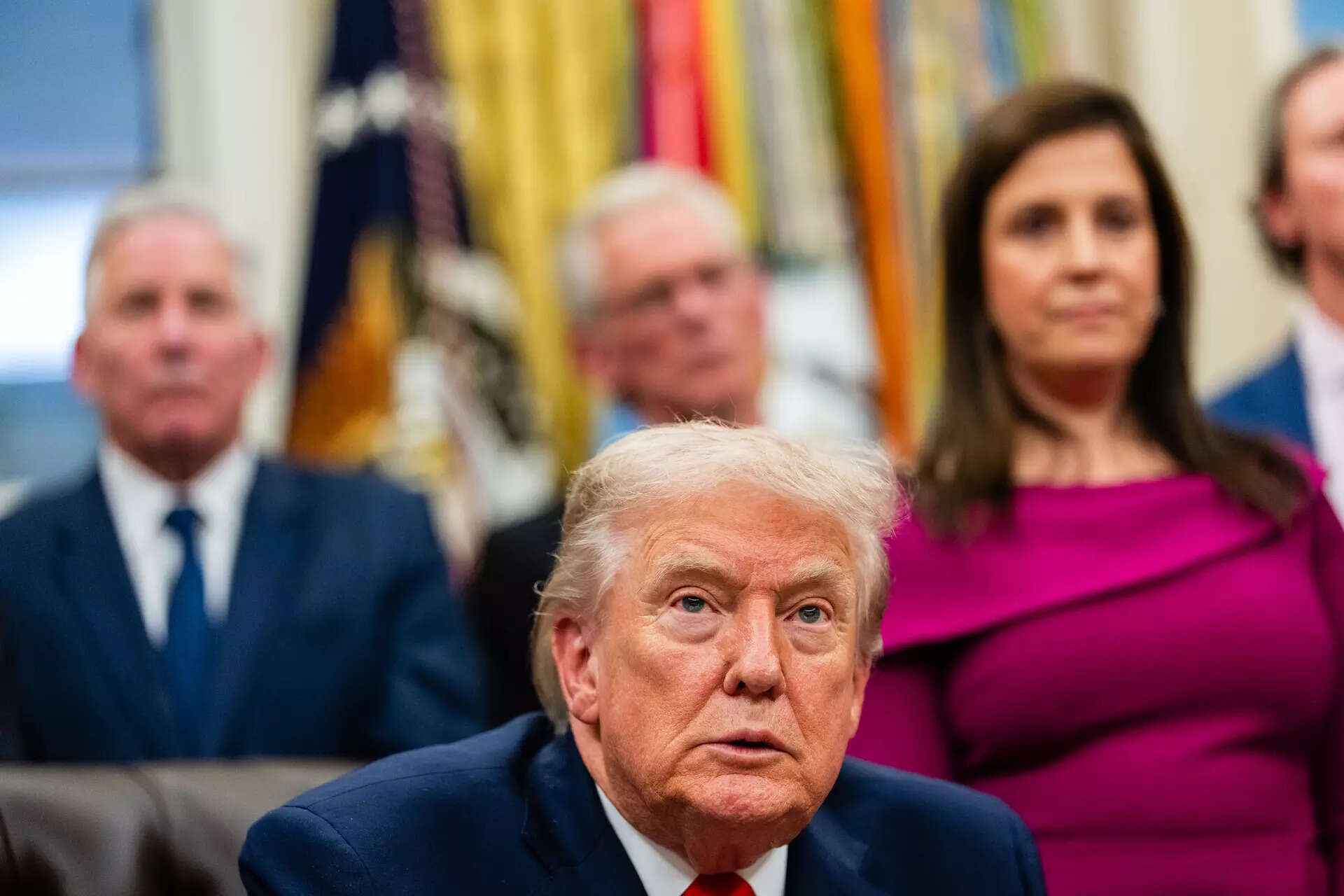 Shouting, ranting, insulting: Trump's uninhibited second term