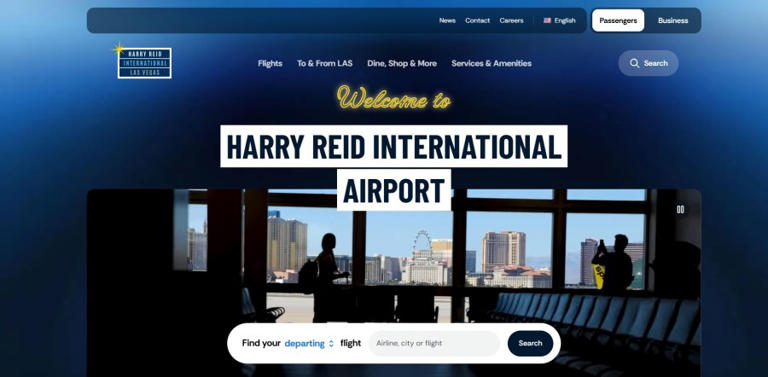 Harry Reid Airport debuts newly designed website