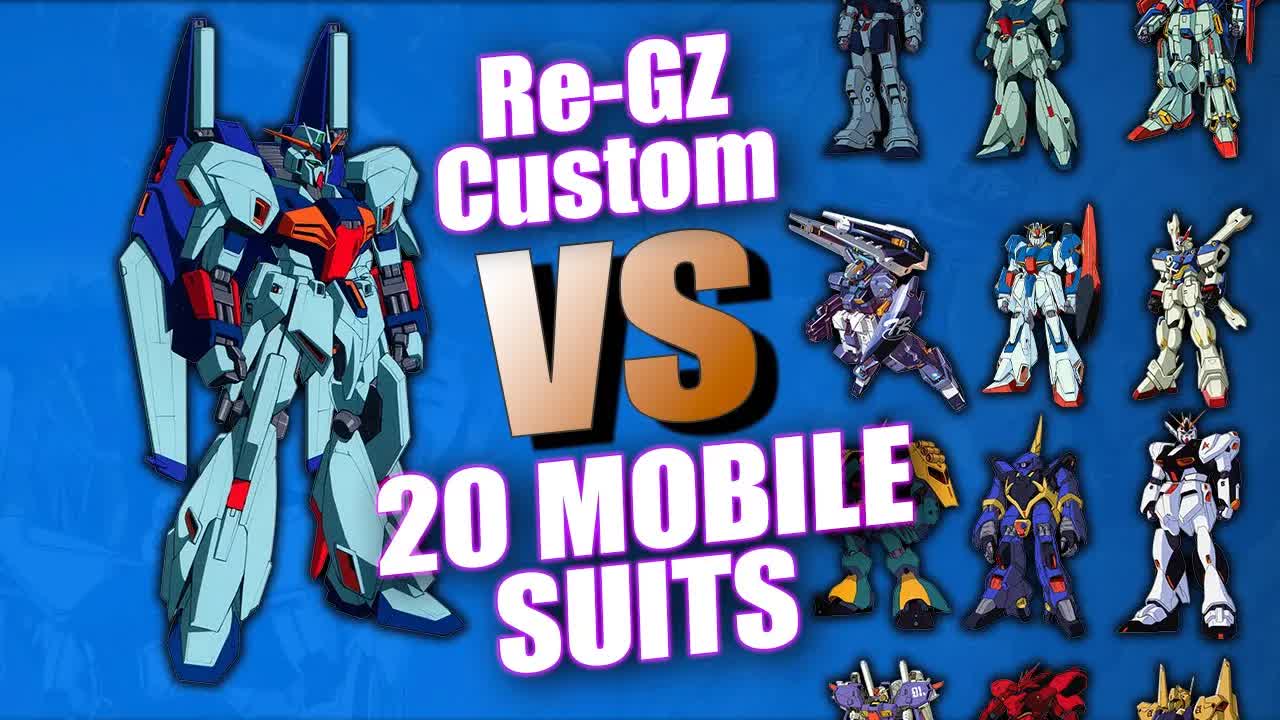 ReGZ custom vs 20 mobile suits [Gundam UC lore]