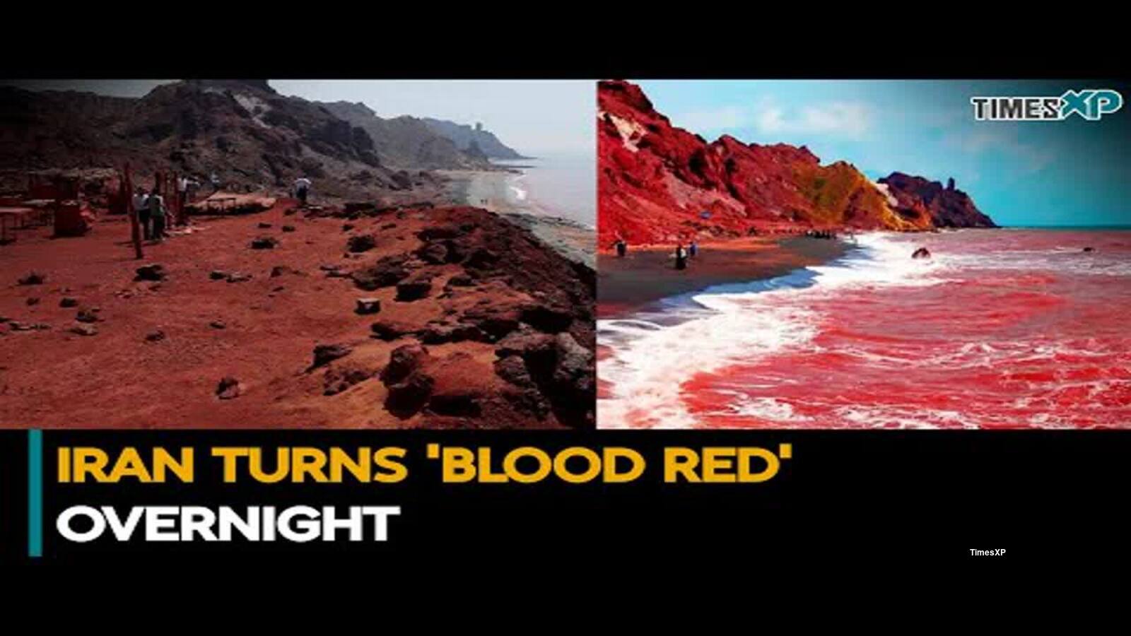 Iran's Hormuz coast turns blood-red overnight | Iran-Israel war