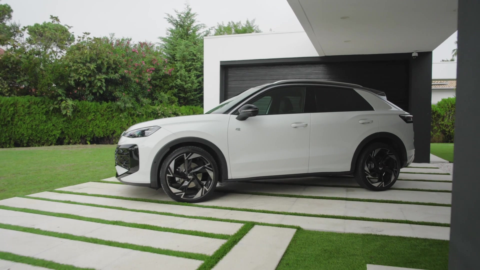 The new Volkswagen T-Roc design preview in celestial pure white