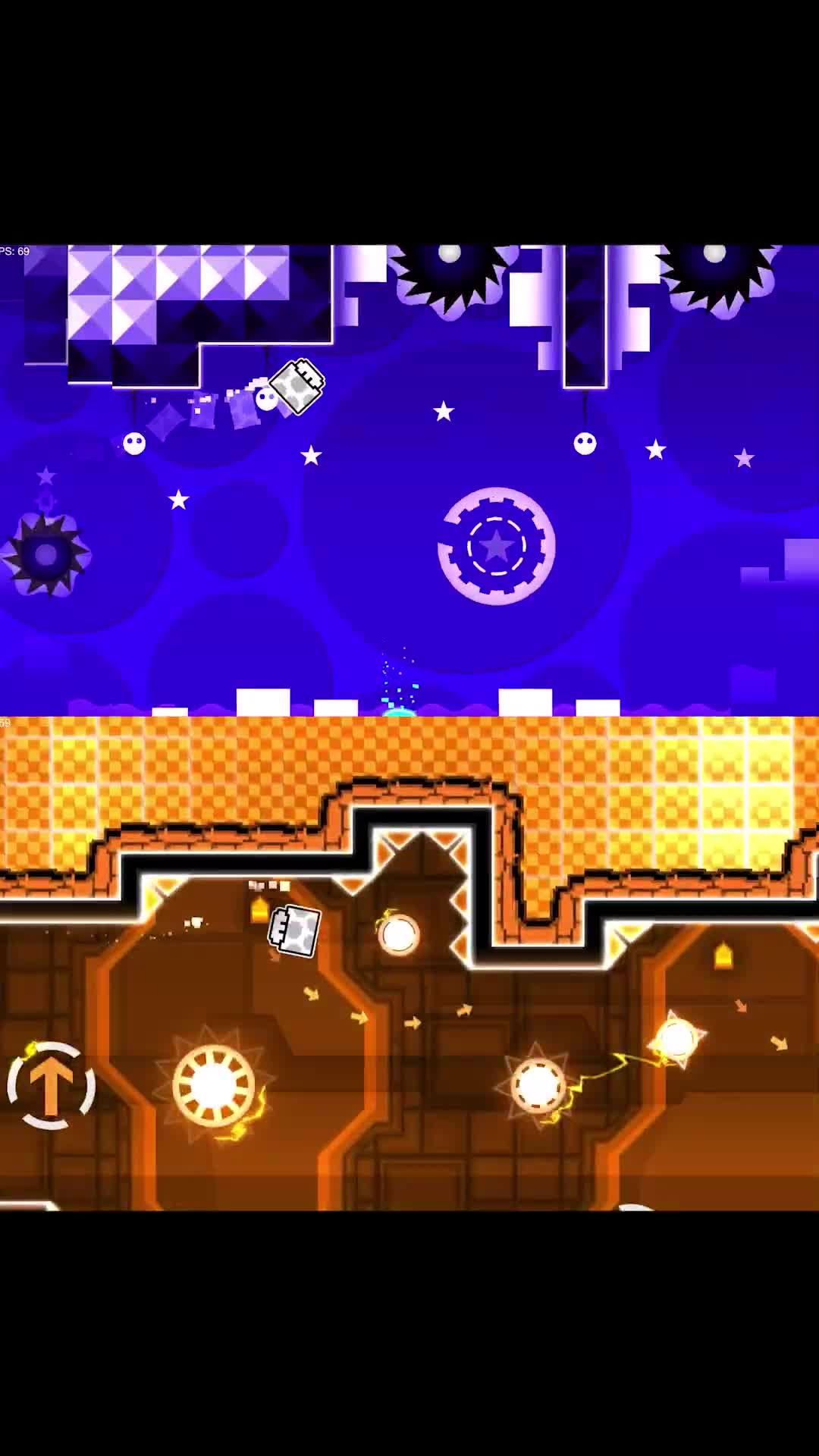 The end of the Electrodynamix level #shorts