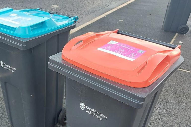 When will my bin be emptied in Cheshire this Christmas?