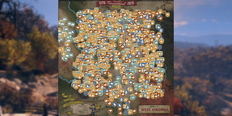 Fallout 76 interactive map