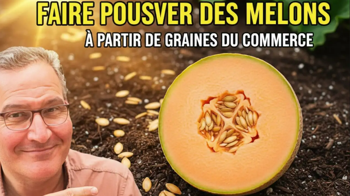 Faire pousser des melons à partir de graines du commerce