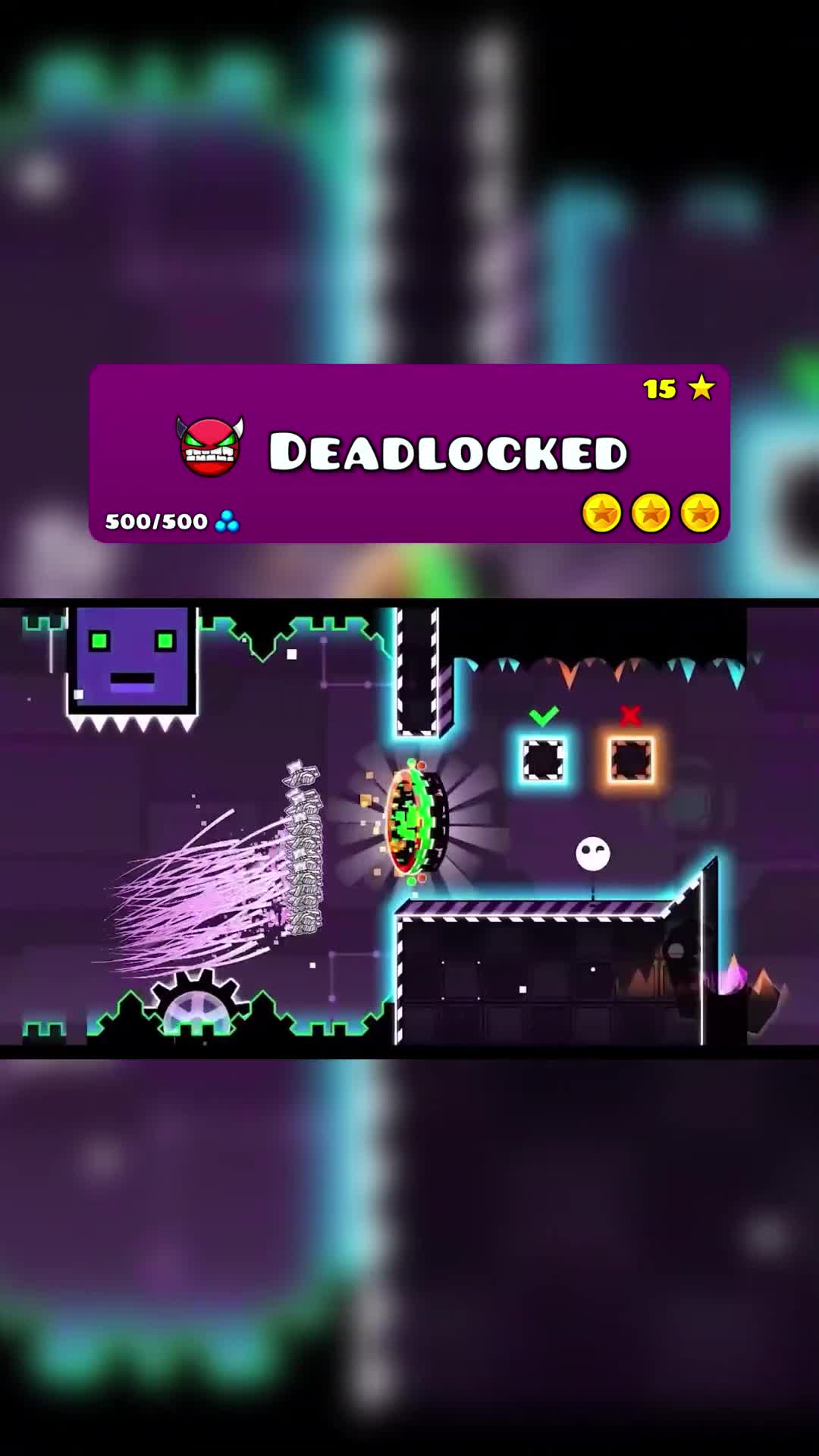 I broke Deadlocked Geometry Dash 2.2 #shorts #geometrydash
