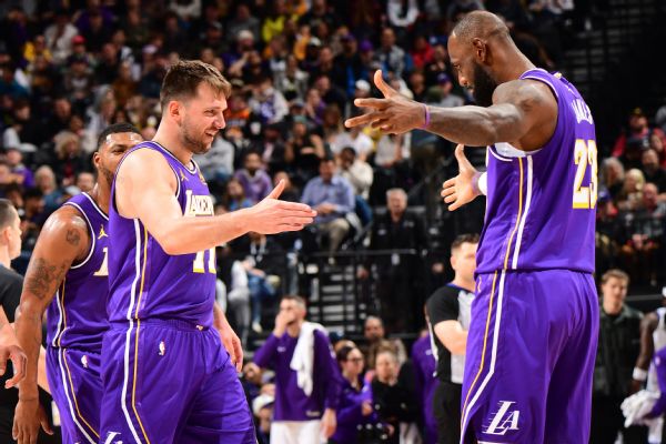Doncic carries Lakers, pokes holes in 45-point triple-double