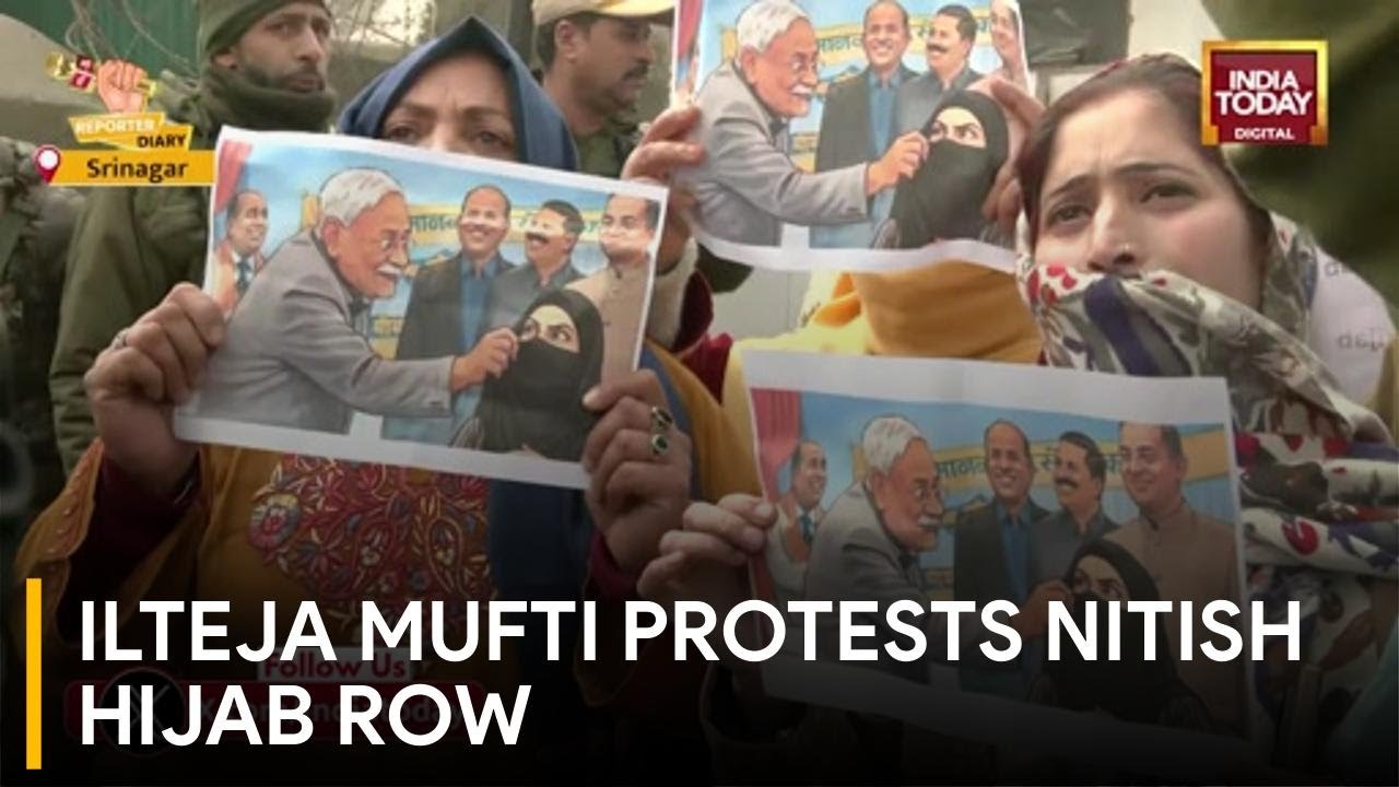 Ilteja Mufti marches to police station over hijab row, FIR sought ...