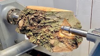 How to transform sycamore burl into a work of art