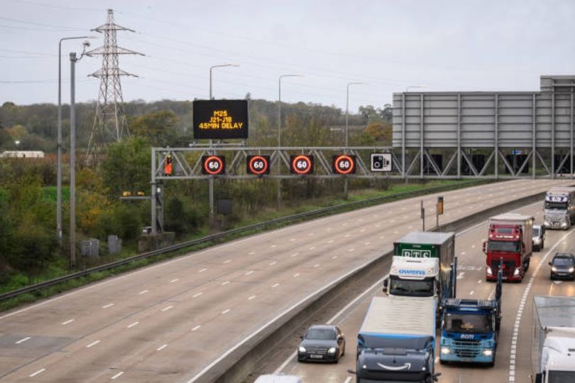 Warning for drivers who use M5, M6, M25, M4, M60 motorways in England