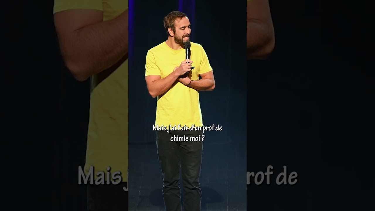 Elle pense que je suis un prof de chimie ou quoi ?😂
