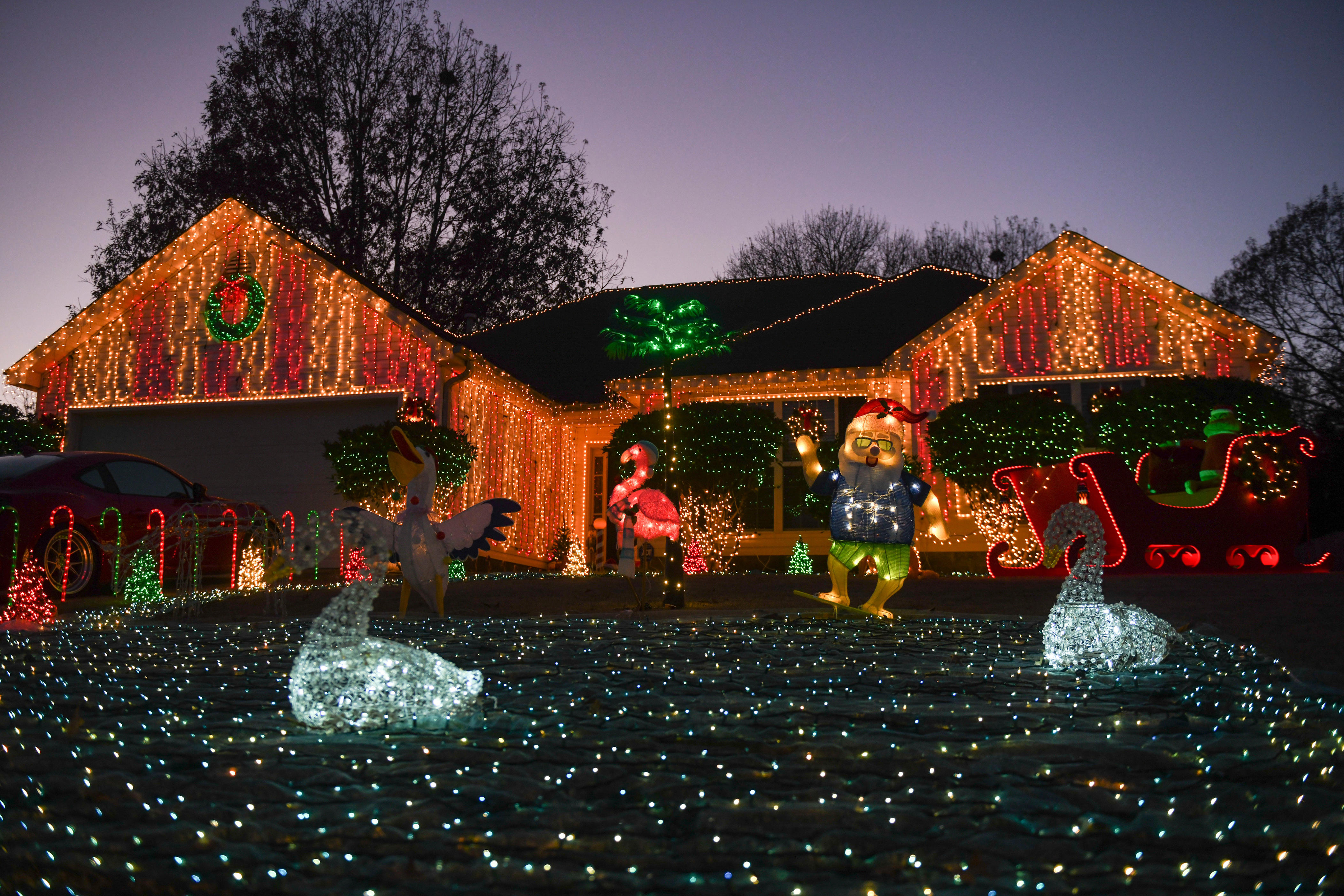 Can Christmas lights be too bright? Could you be arrested in Georgia?