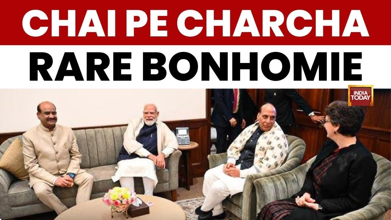 After winter session, PM Modi hosts 'Chai Pe Charcha' with MPs across ...