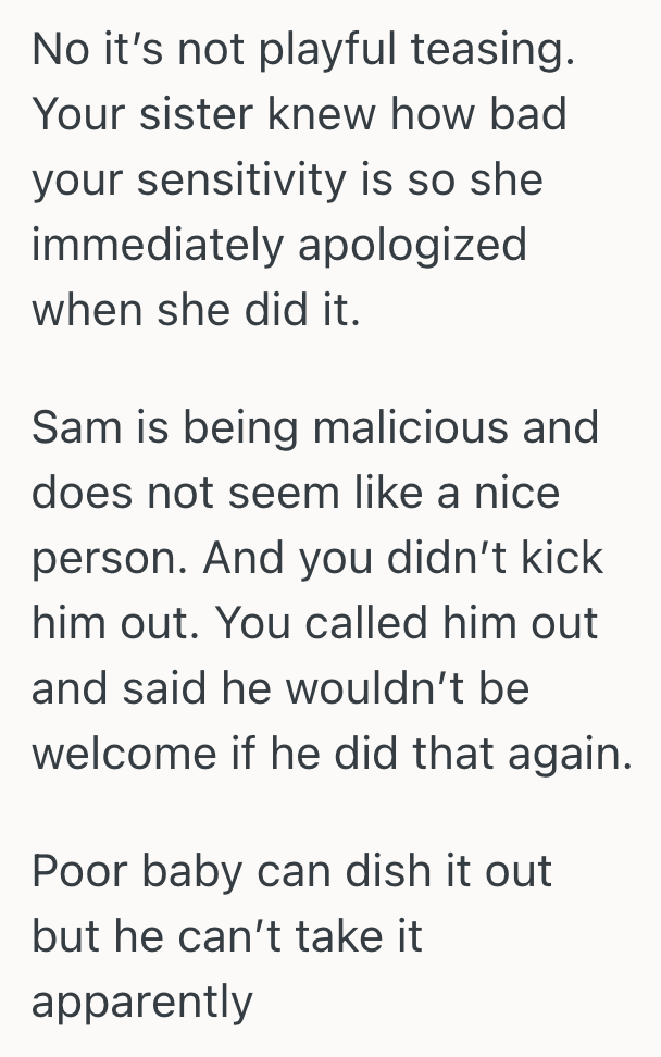 Woman’s brother-in-law insulted her and intentionally made a sound that ...