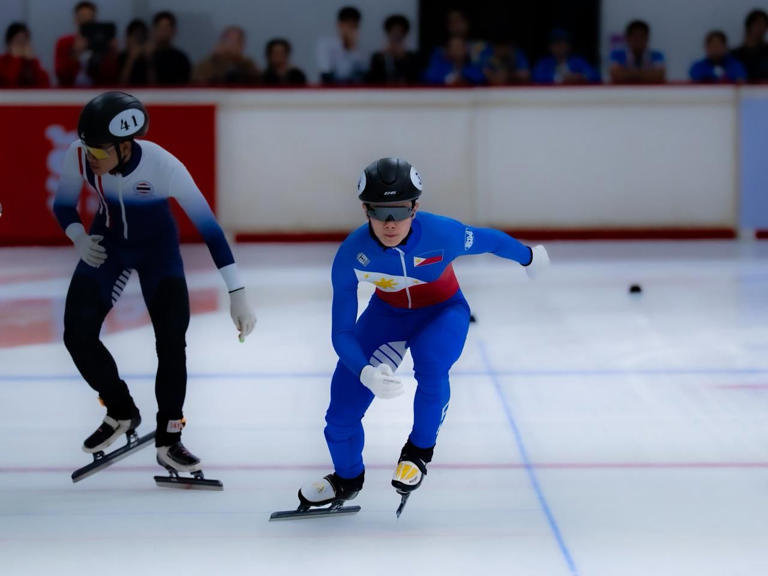 SEAG: PH's Groseclose cops silver in men's 1500m short track speed skating