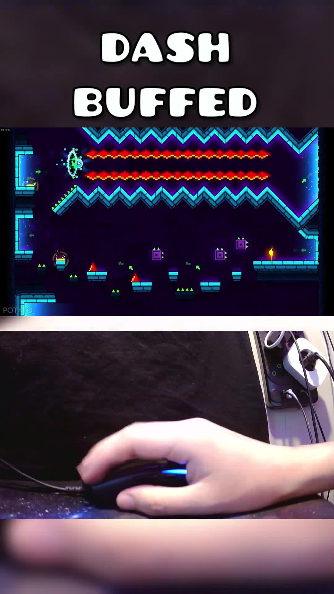 I hacked DASH 💀 #shorts #geometrydash