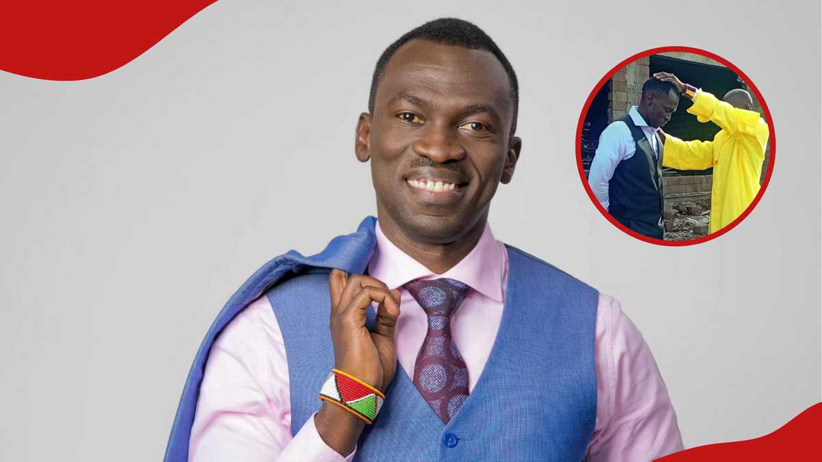 Trevor Ombija undergoes prayers as he prepares to run for Nyakach MP ...