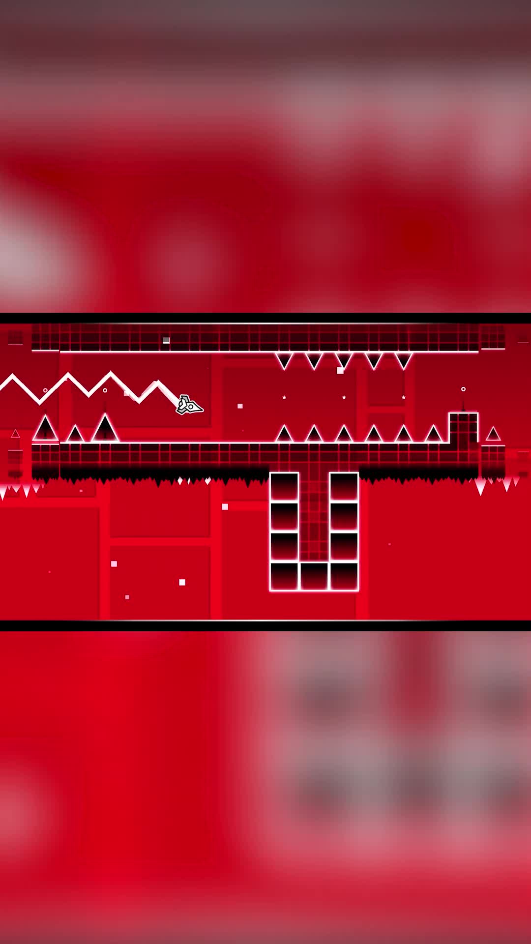 How beginners see 3rd coin in Stereo Madness #geometrydash #shorts