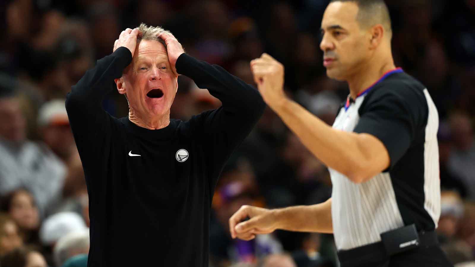Warriors’ Steve Kerr says Moses Moody foul late in Suns game is 'hard ...
