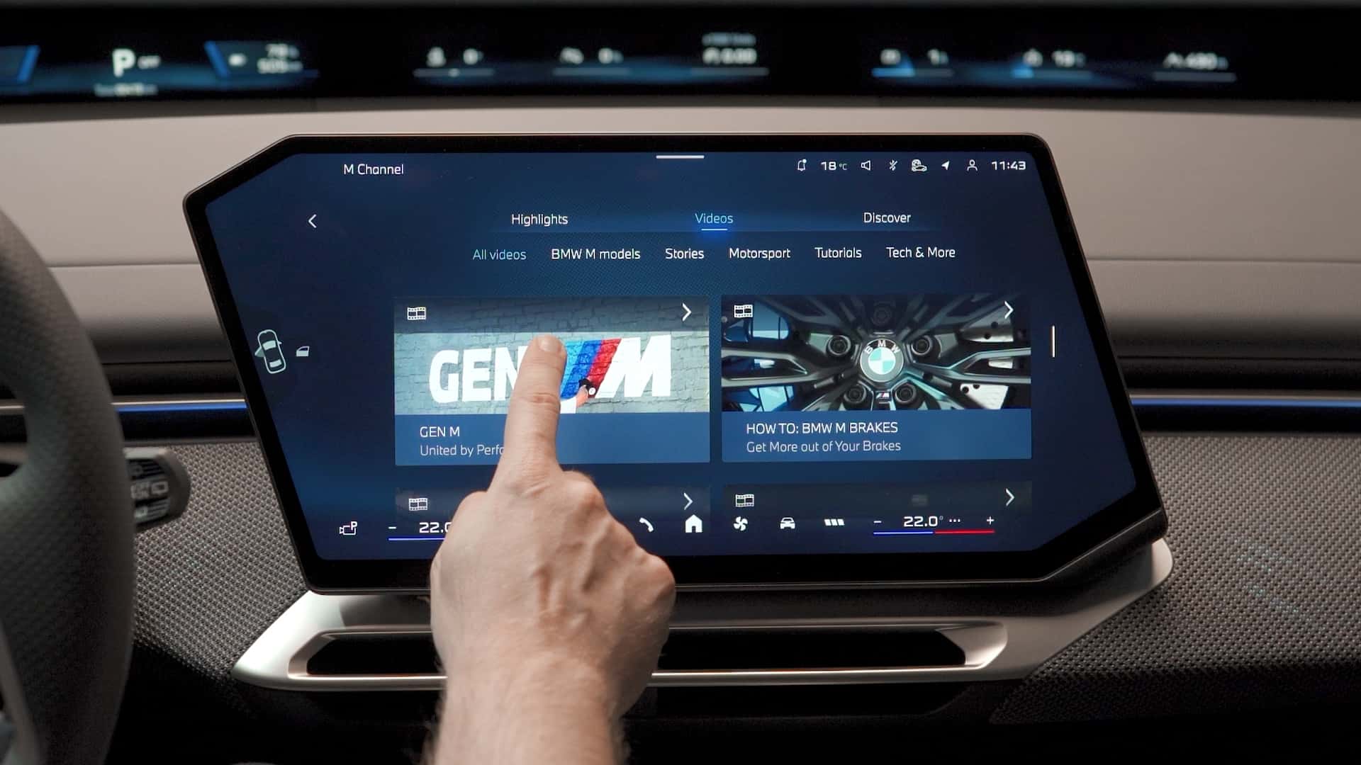 BMW M présente de nouvelles applications de conduite et de divertissement
