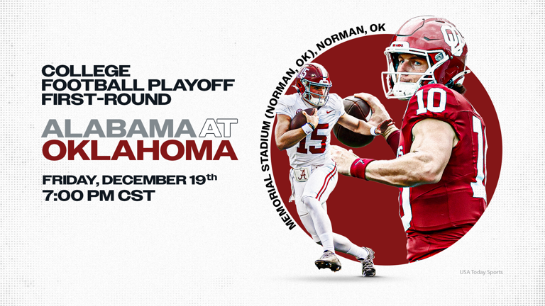 What channel is Oklahoma vs. Alabama on today? Time, TV schedule