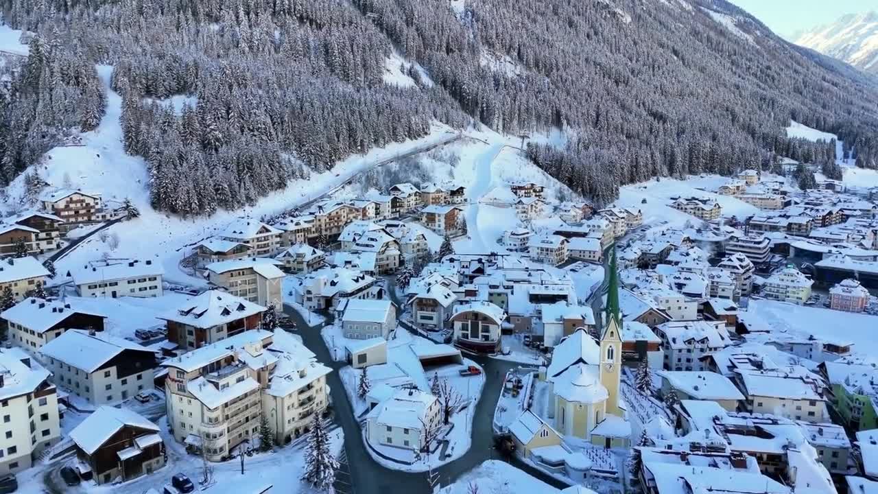 Ischgl by drone: Explore Austria's ski paradise