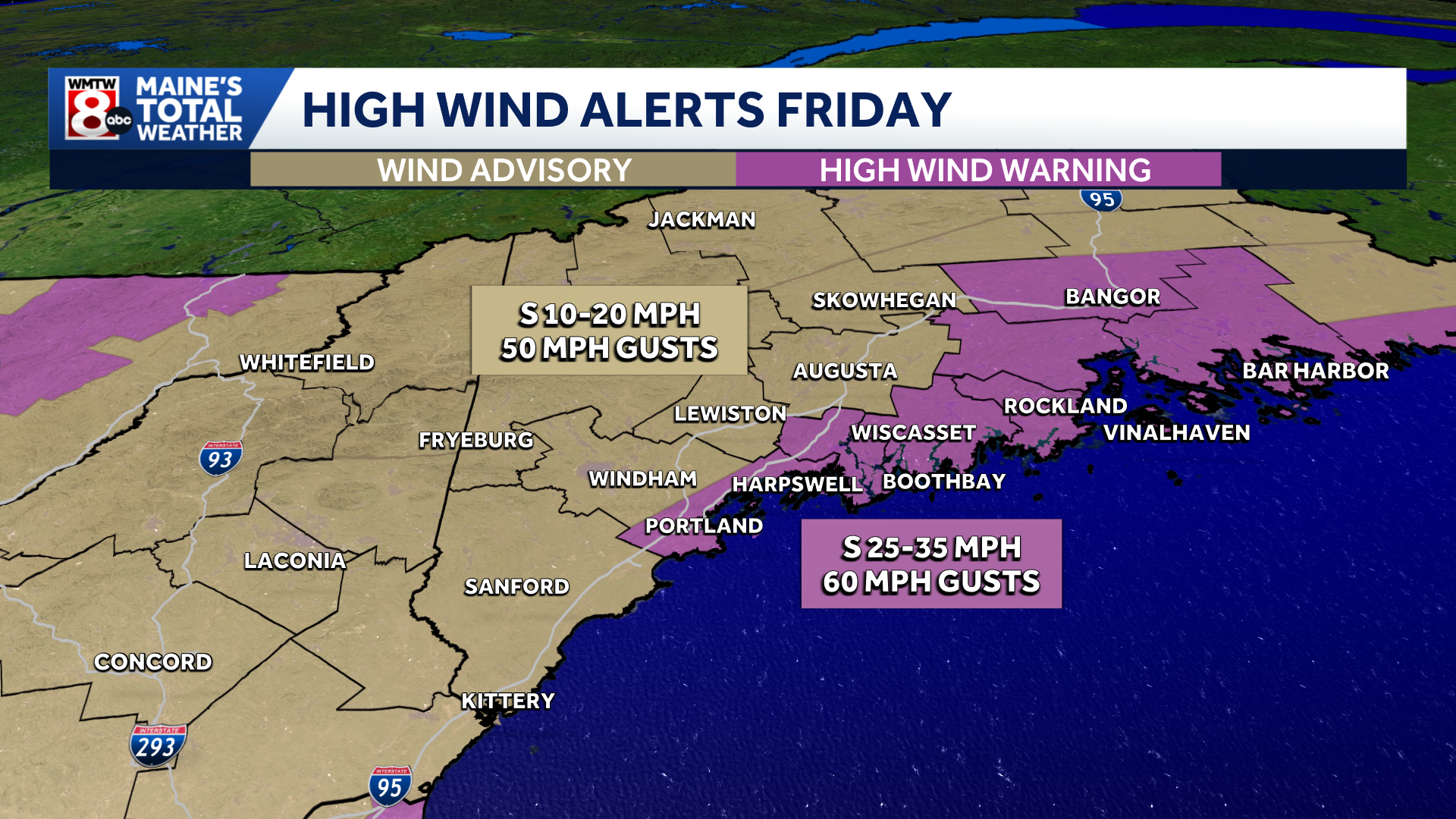Total weather alert: Powerful winds sweep across Maine