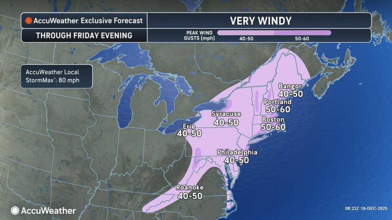 Damaging winds up to 60 mph, torrential rain hitting northeast as storm ...