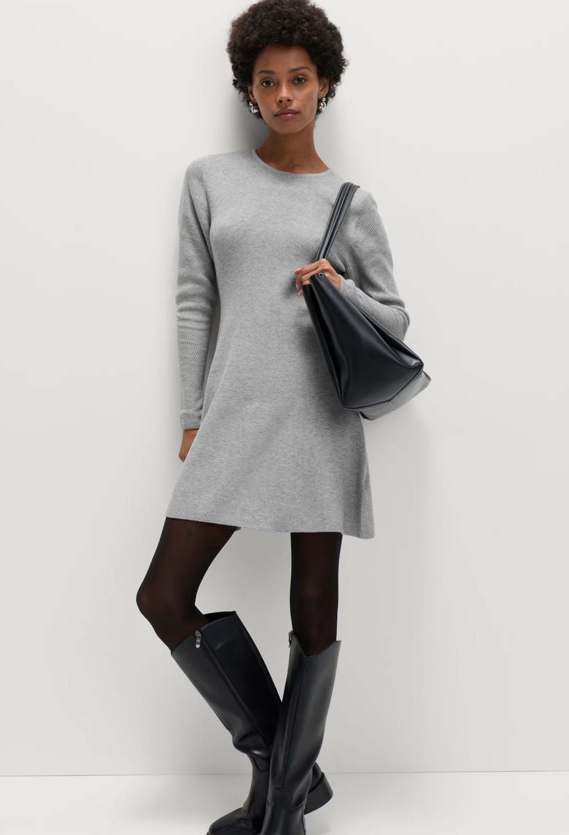 M&S's £36 knitted mini dress is the chic staple you'll reach for all ...