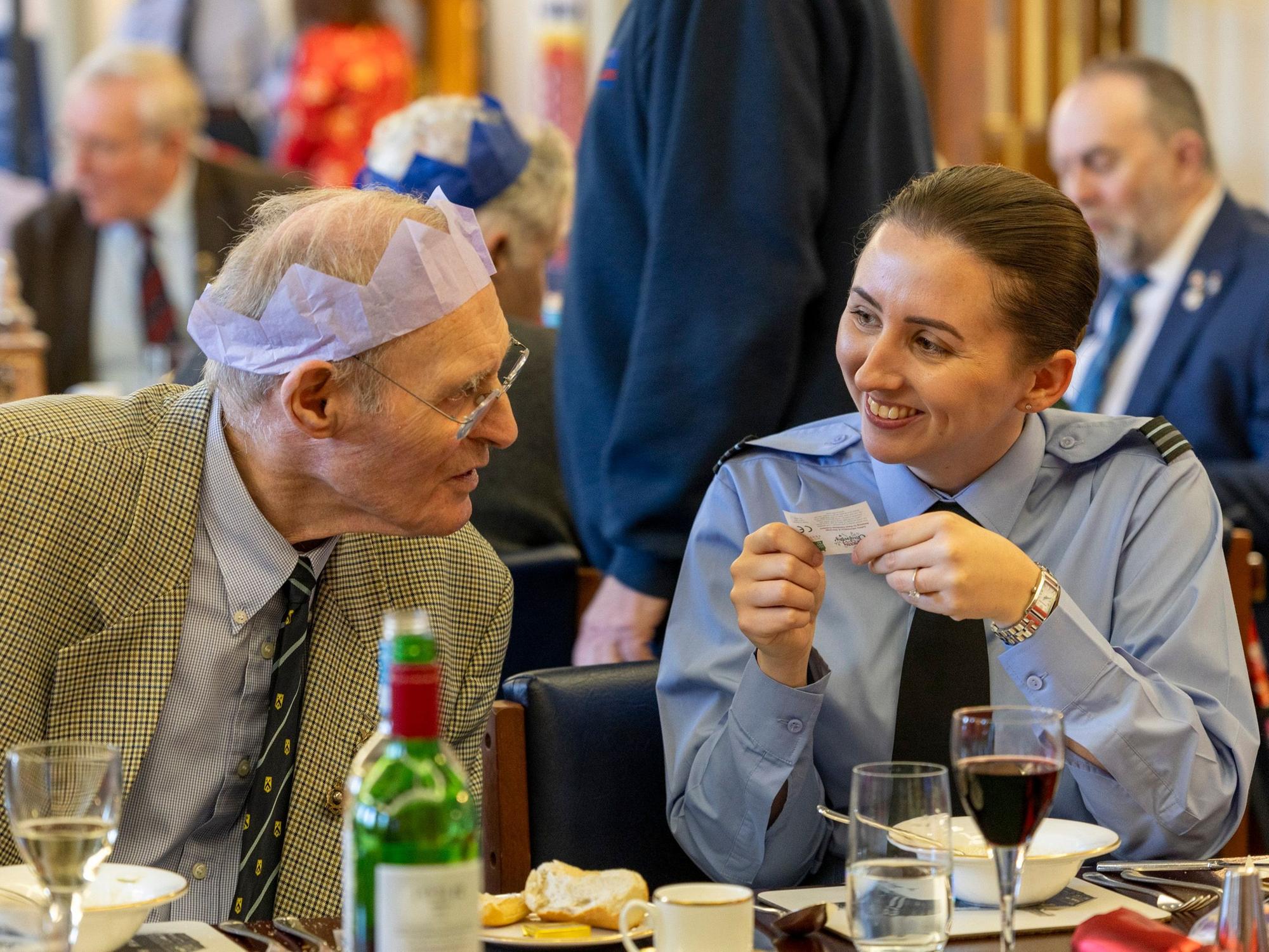 RAF Cranwell serves up Christmas cheer for local veterans
