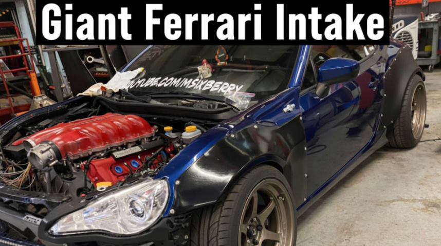 FRS Ferrari swap build: Massive intake reveal – part 3