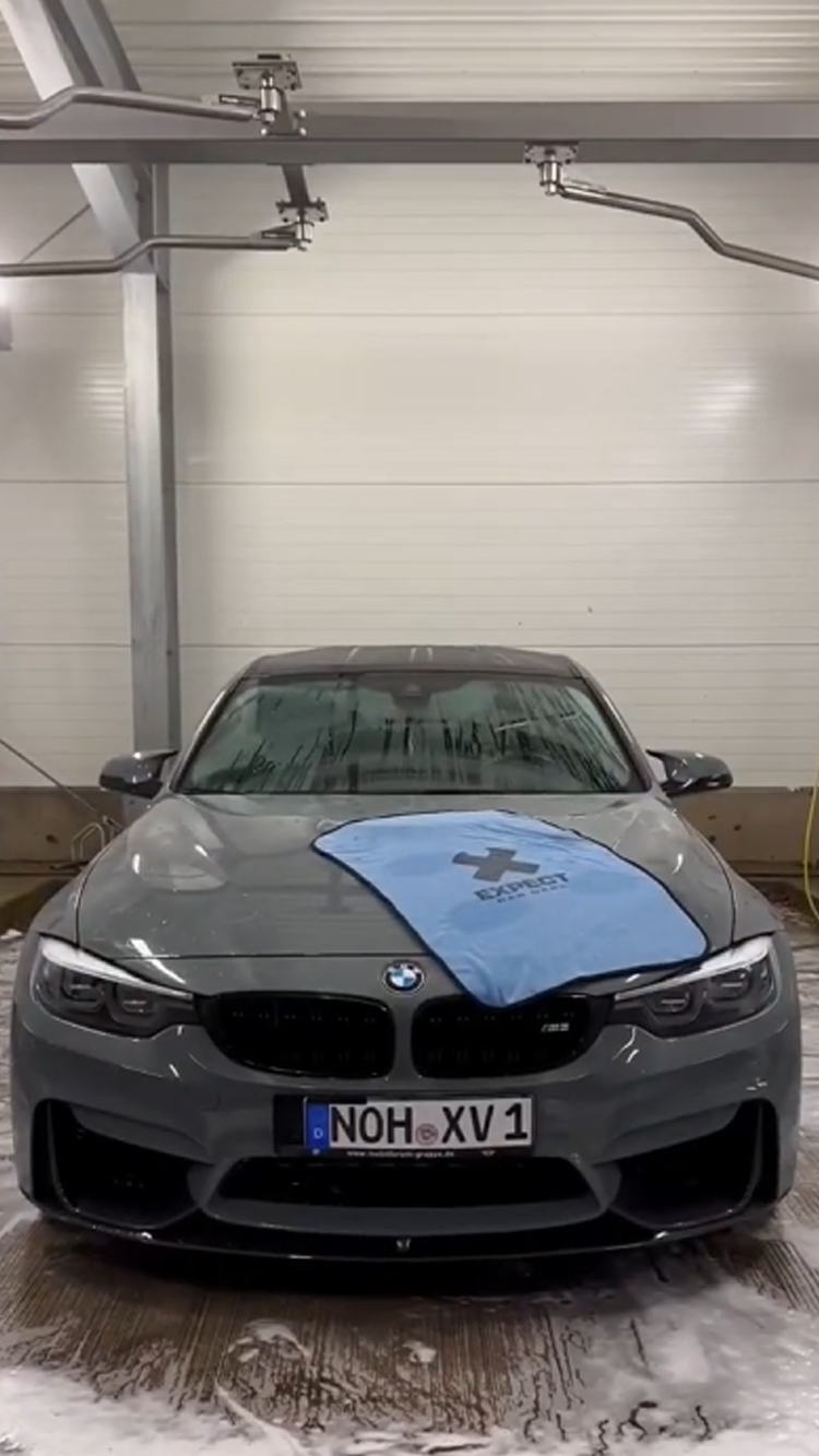 How I wash my M3 in winter