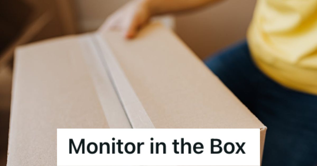 Employee opened an equipment box that a retiring user returned to them ...