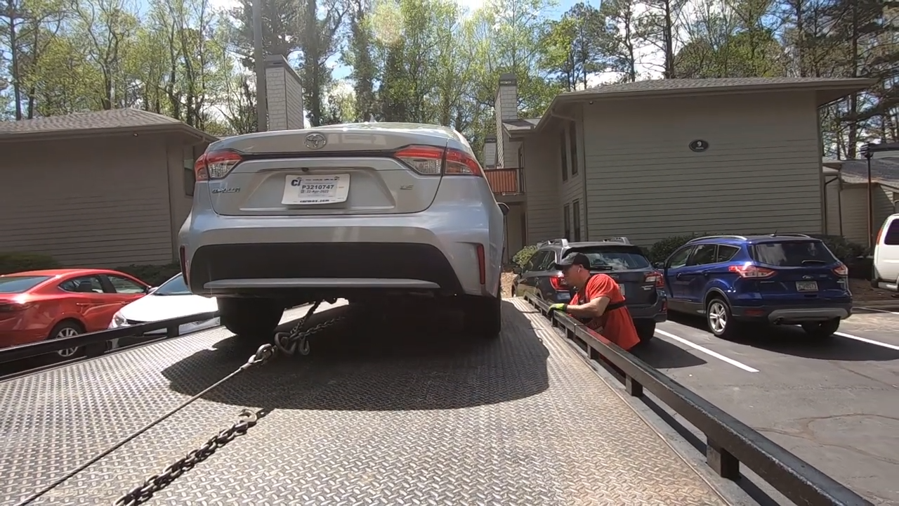 He parked in a handicap spot - we took his car