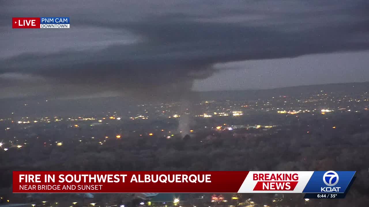 Crews fighting fire in southwest Albuquerque