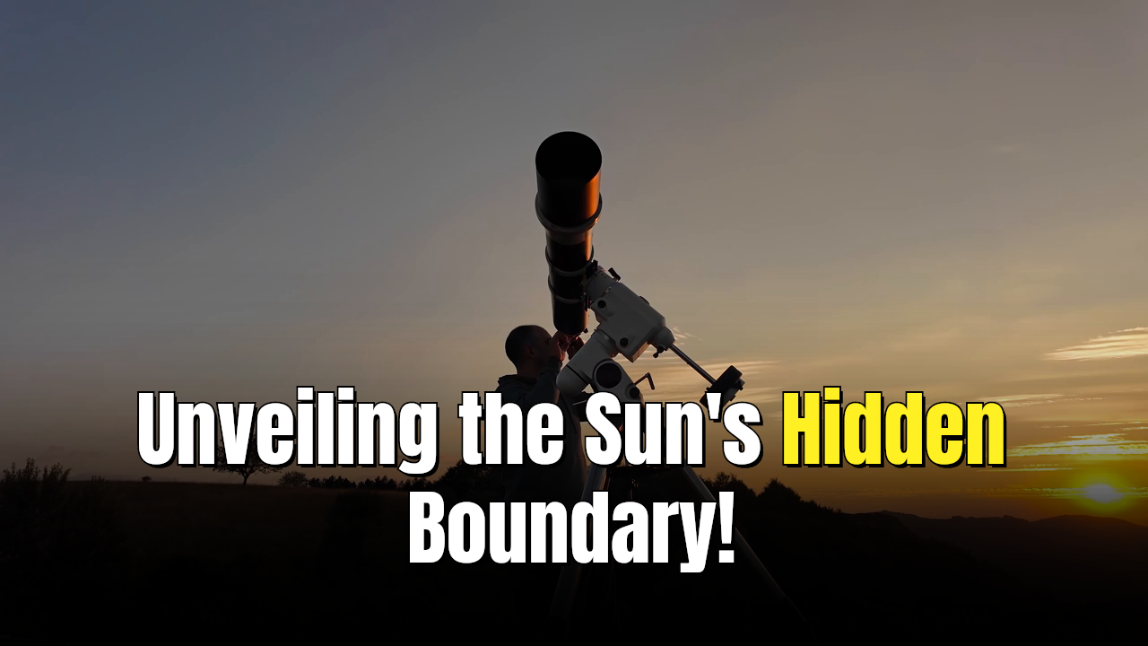 Astronomers map the Sun’s shifting atmospheric edge for the first time