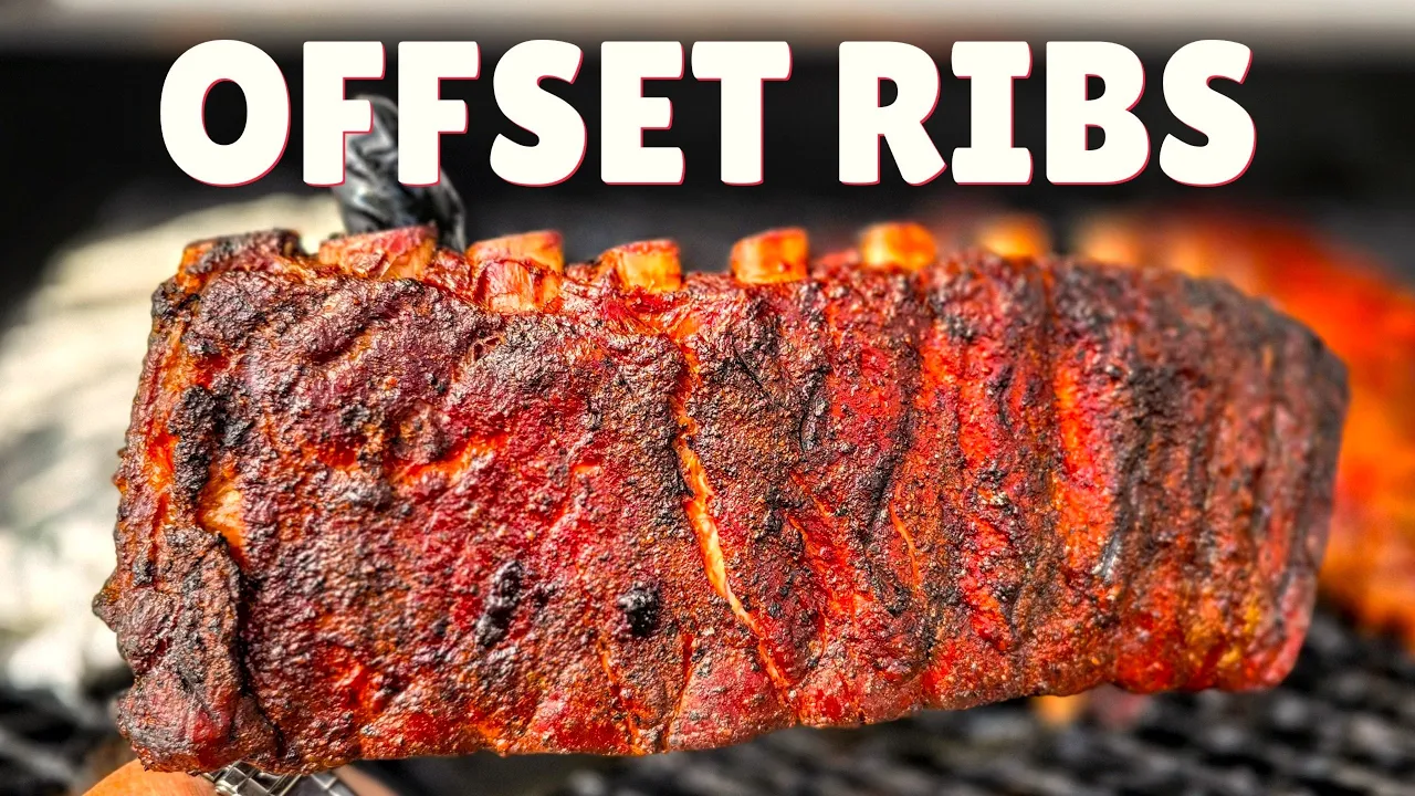 How we cook 4 racks of ribs on the Lone Star Grillz offset