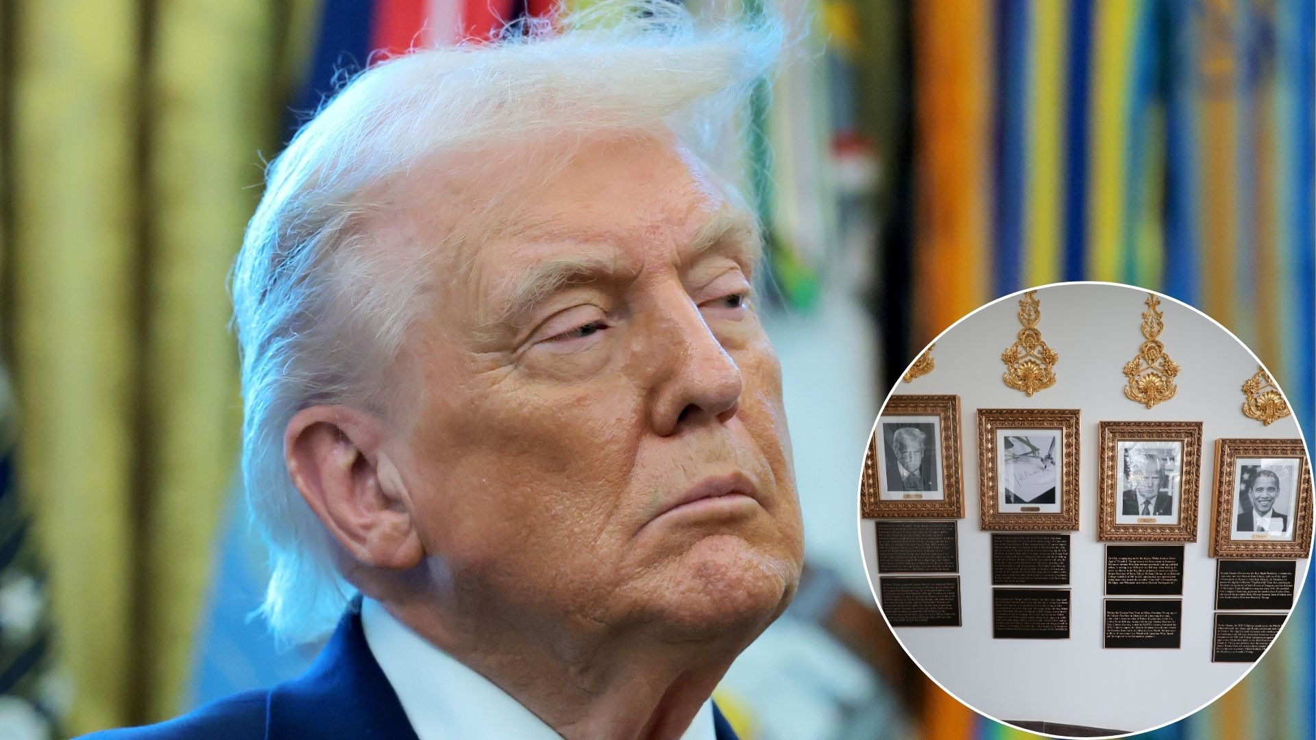 Trump insults past presidents with new plaques on Presidential Walk of Fame
