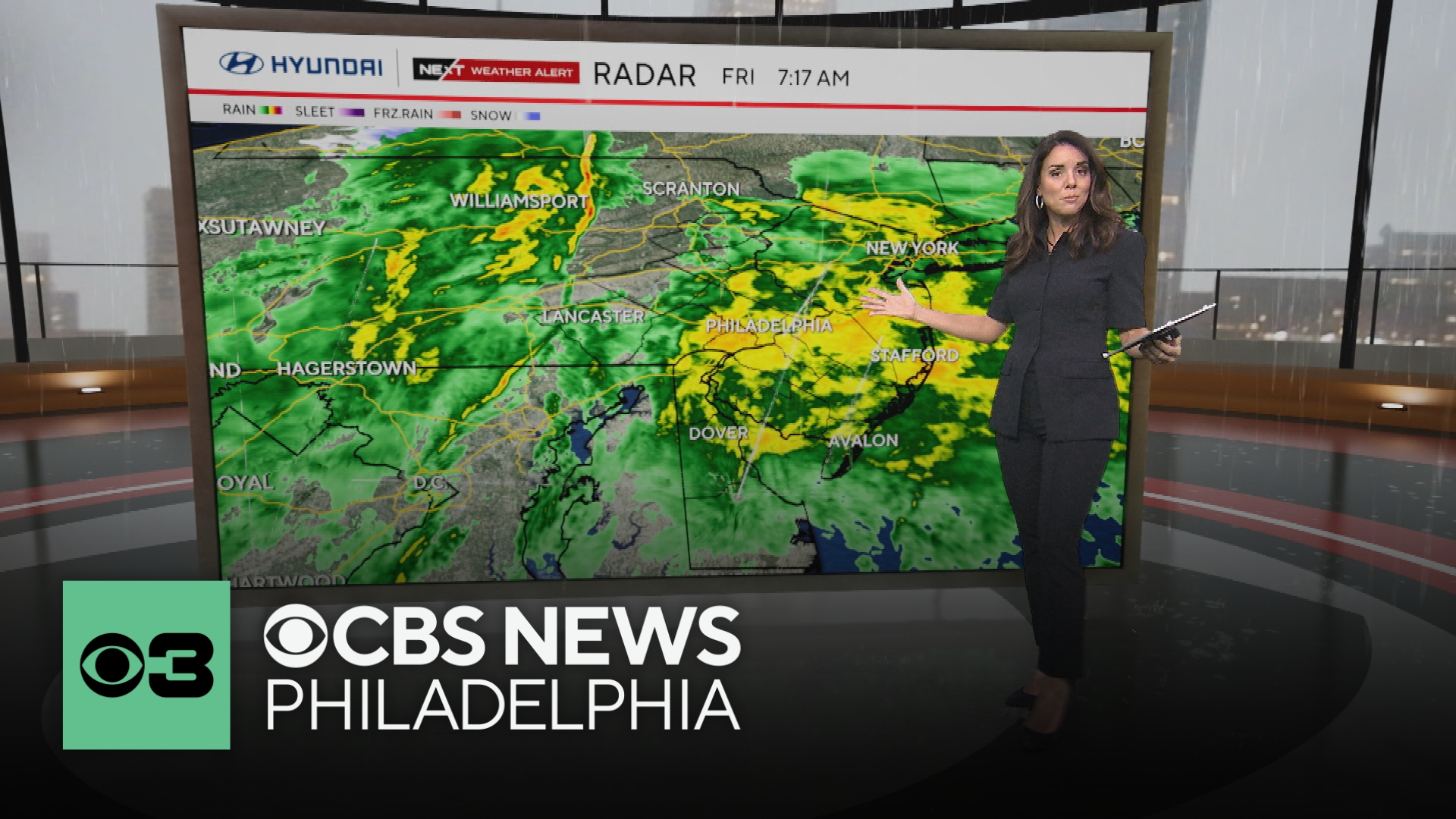Rain blankets Philadelphia region Friday morning; wind advisory in ...