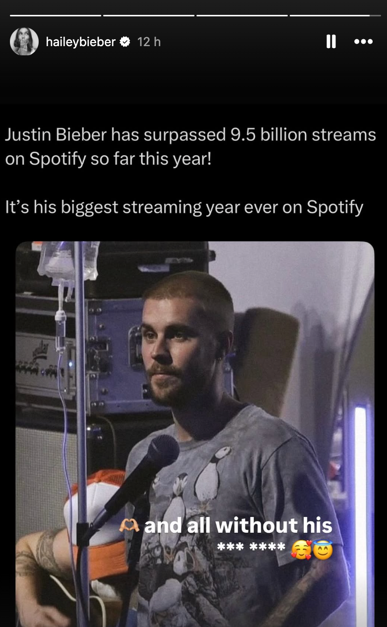 Hailey Bieber Posts Cryptic Instagram Story About Justin Bieber But