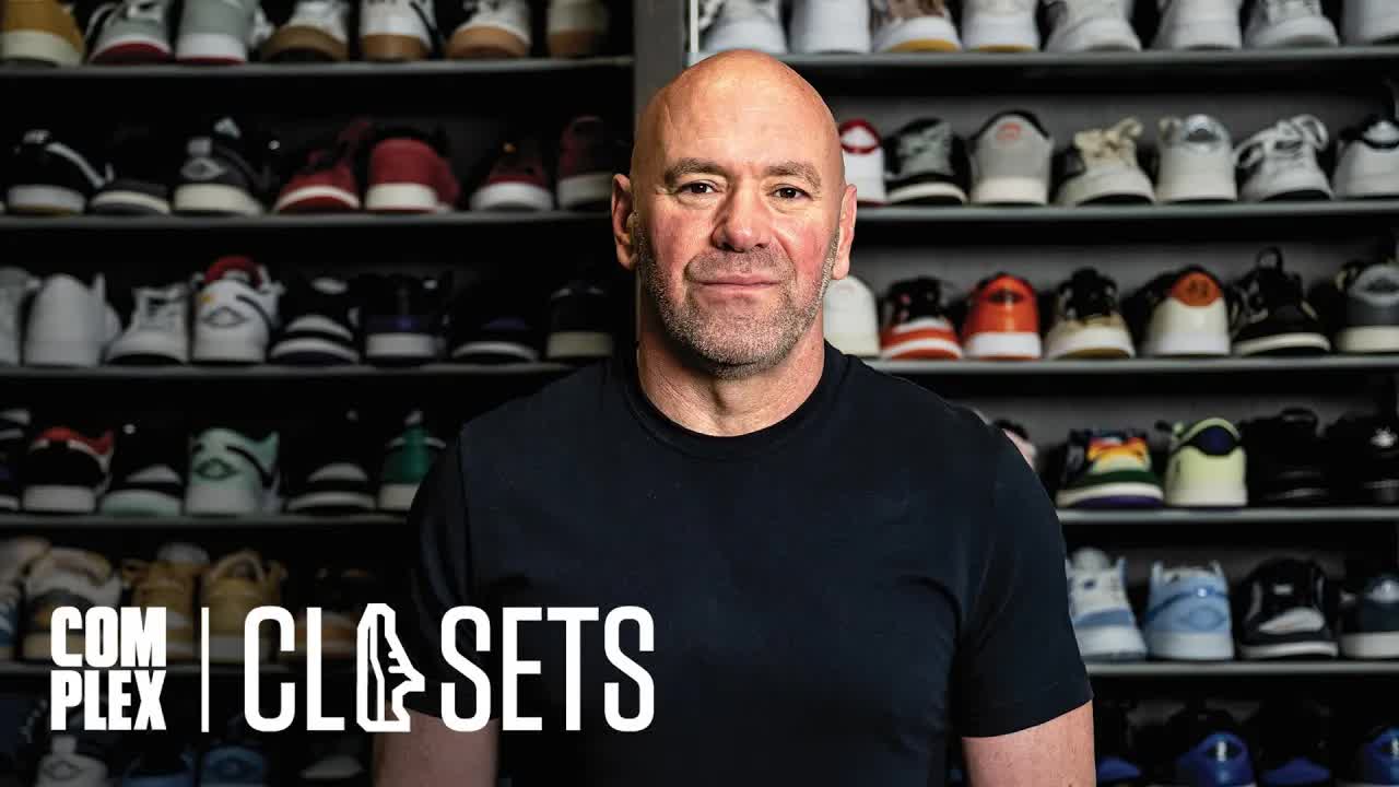Dana White shows off $100k-a-year sneaker collection and rare Travis ...