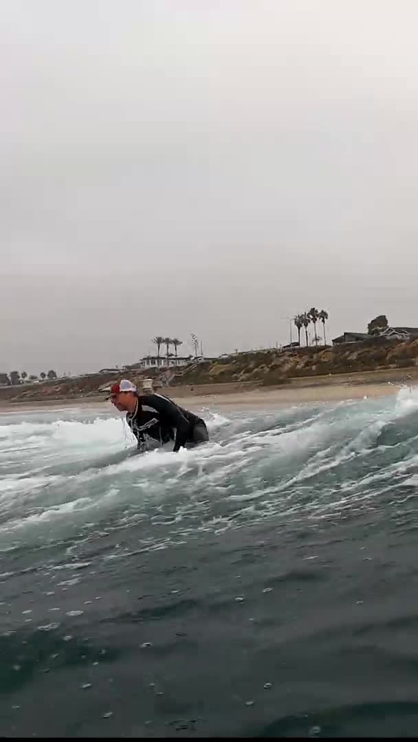 Blind surfer gets buzzed?#shorts