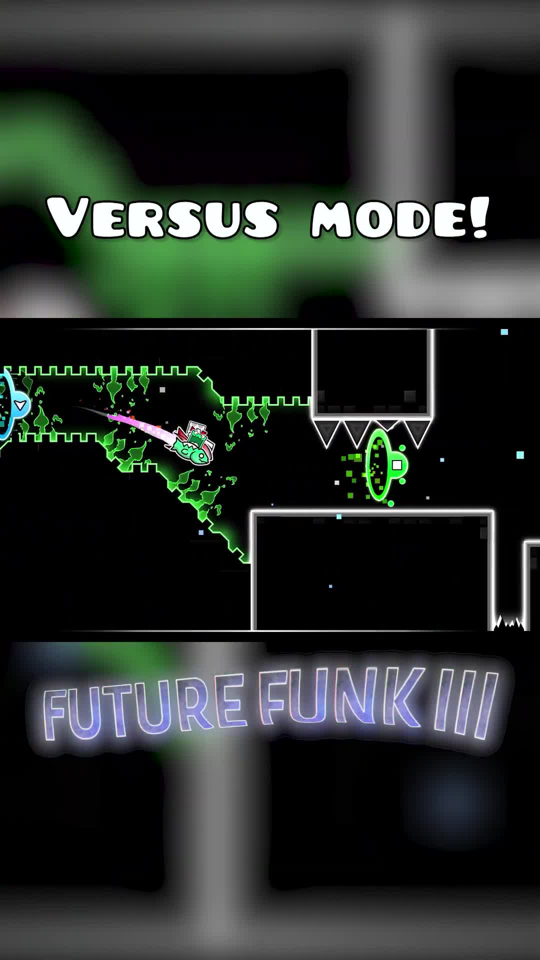 This is what versus mode looks like in Geometry Dash! #shorts