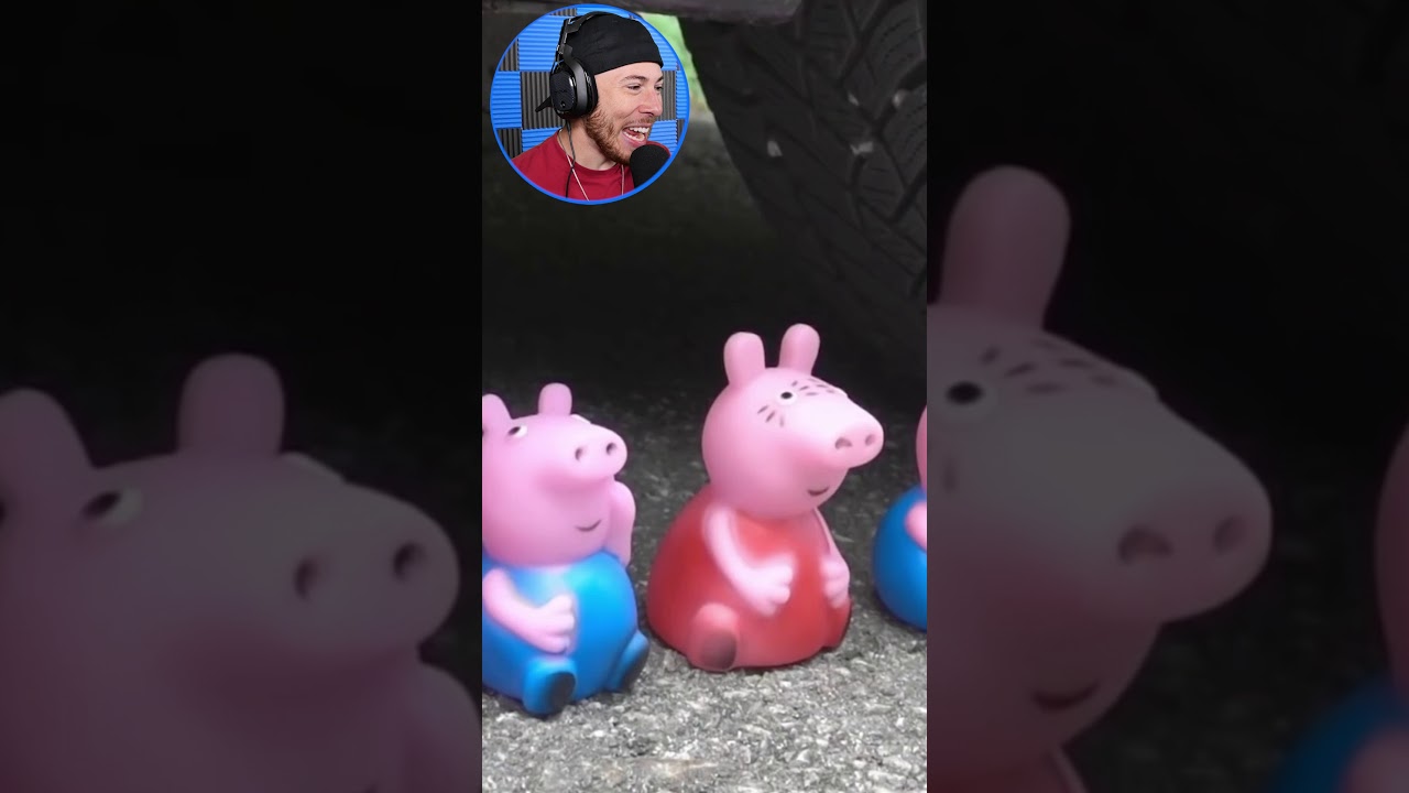 How character toys appeared in controlled vehicle tests