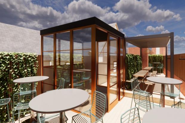 Historic pub roof terrace proposal draws town council criticism
