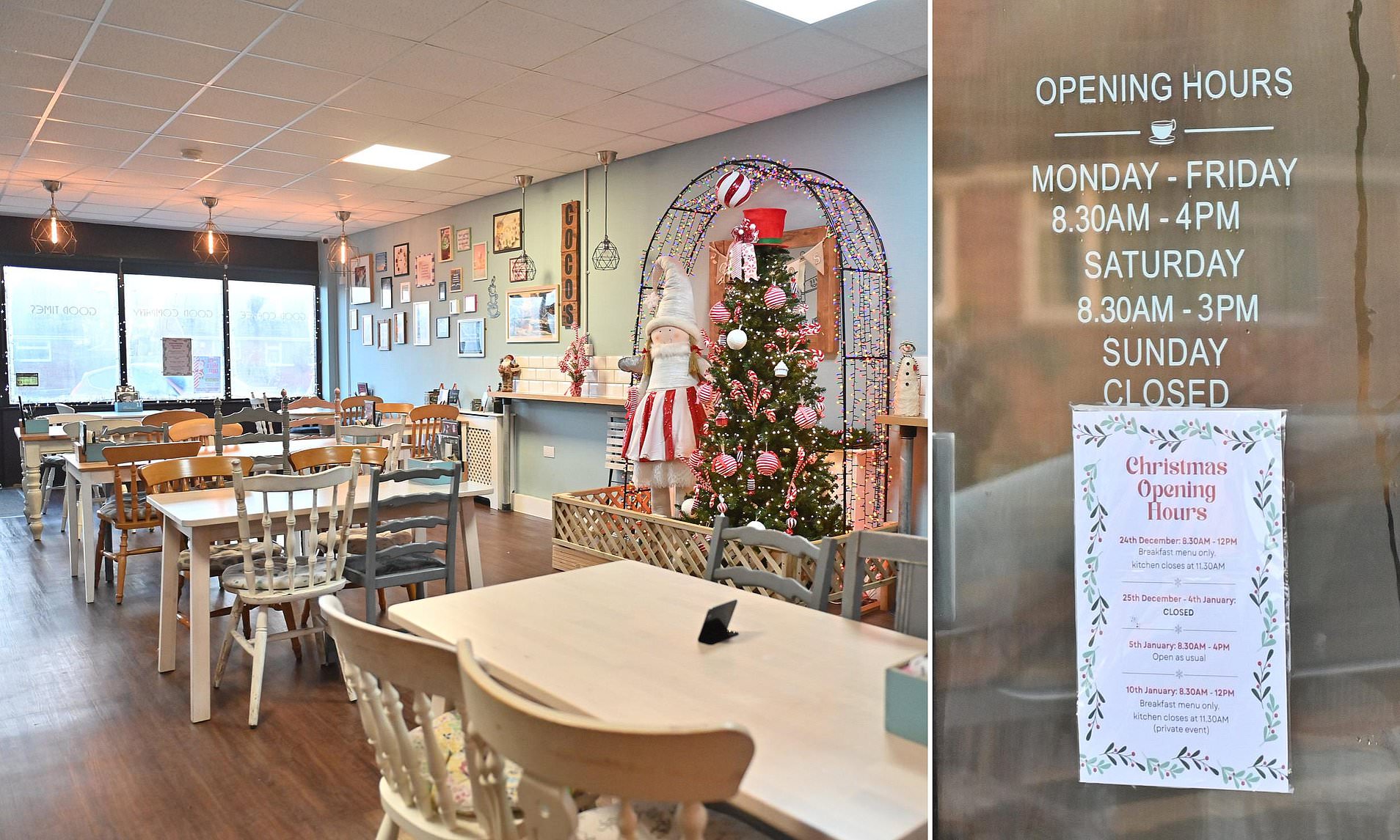 Cafe banned from opening on Sundays after neighbours complain about the ...