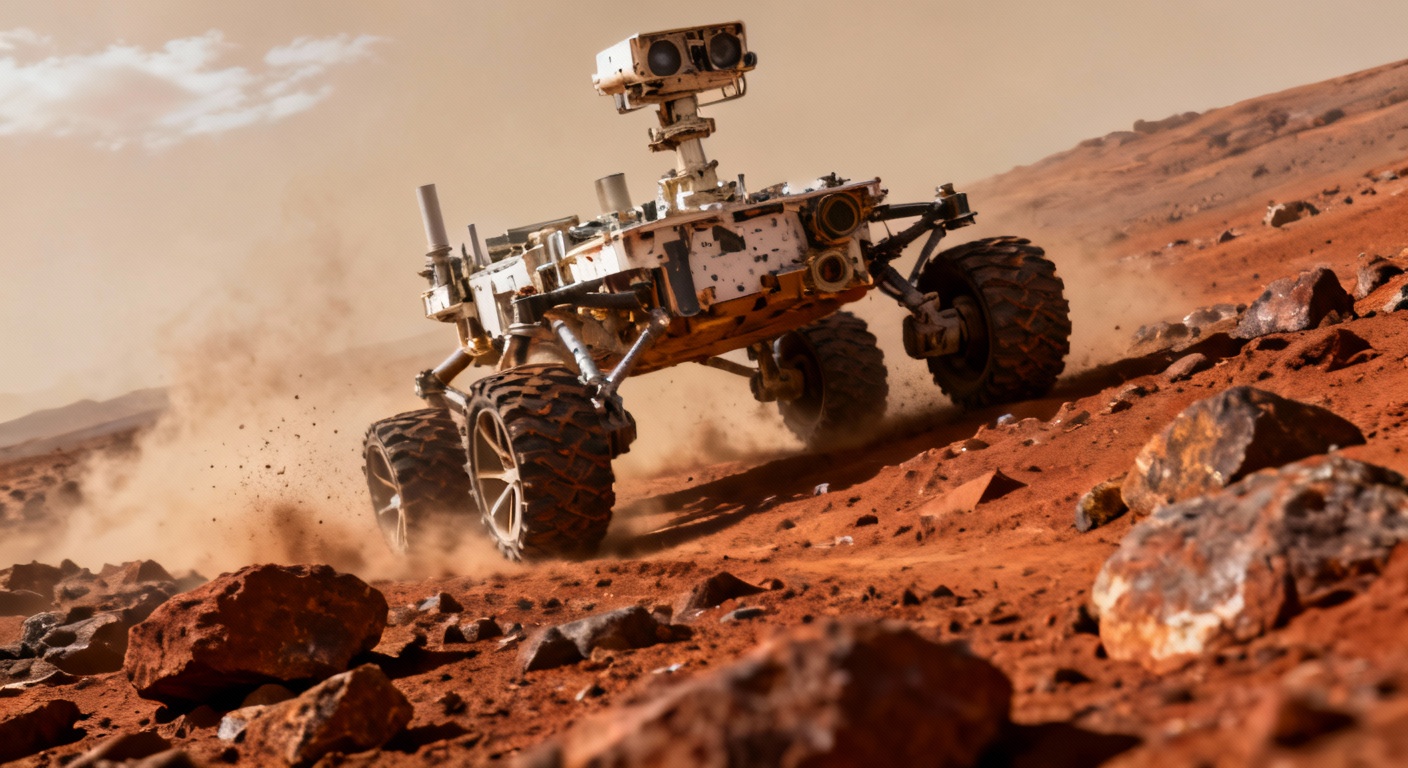 Mars : La vidéo fascinante du record de distance de Perseverance (et ...