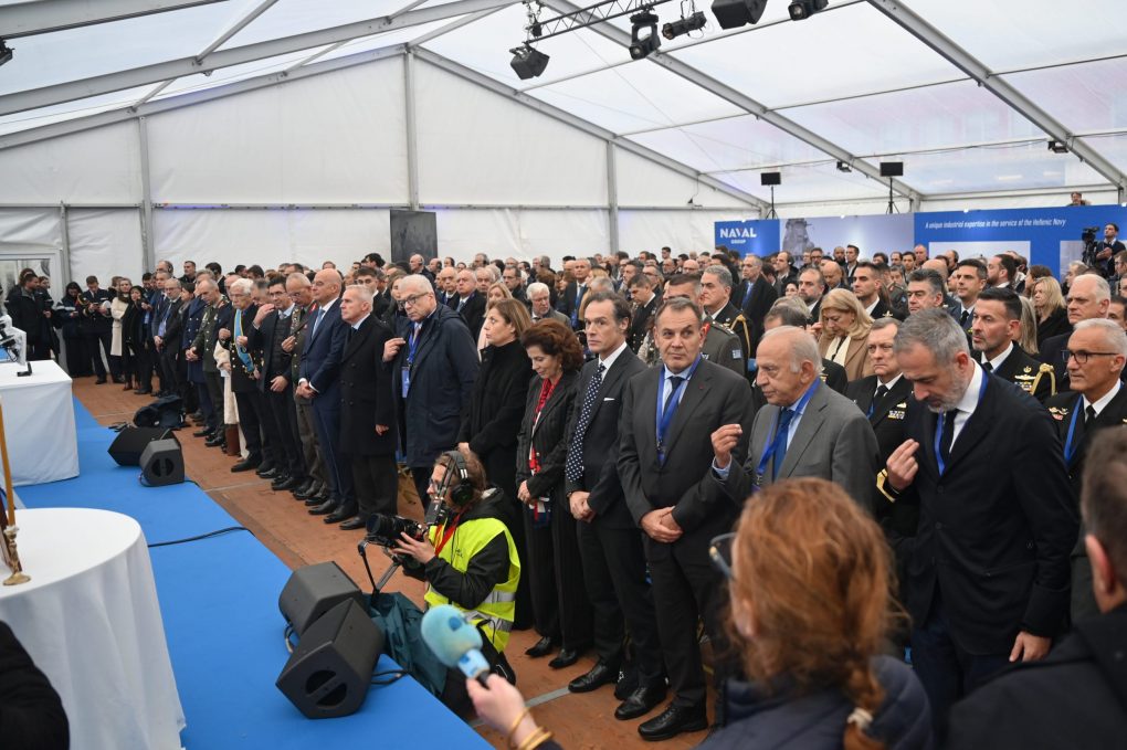 Ο Πάνος Λασκαρίδης ανάδοχος της πρώτης φρεγάτας FDI Belharra «ΚΙΜΩΝ»